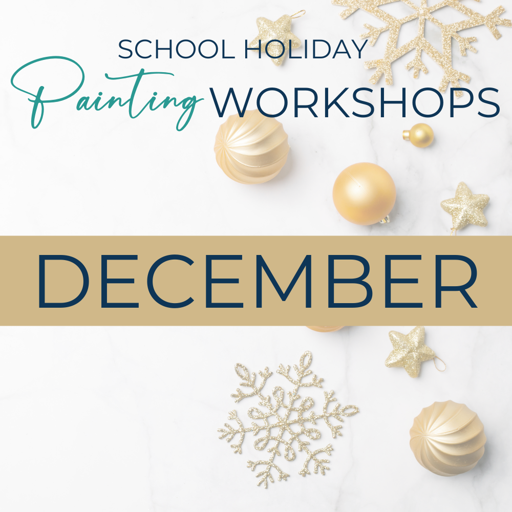 School Holiday Painting Workshops / DECEMBER - The Chroma Club
